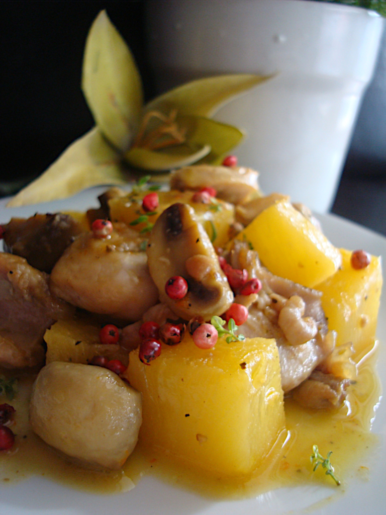 Κοτόπουλο φιλέτο με φρούτα - Miss Tasty