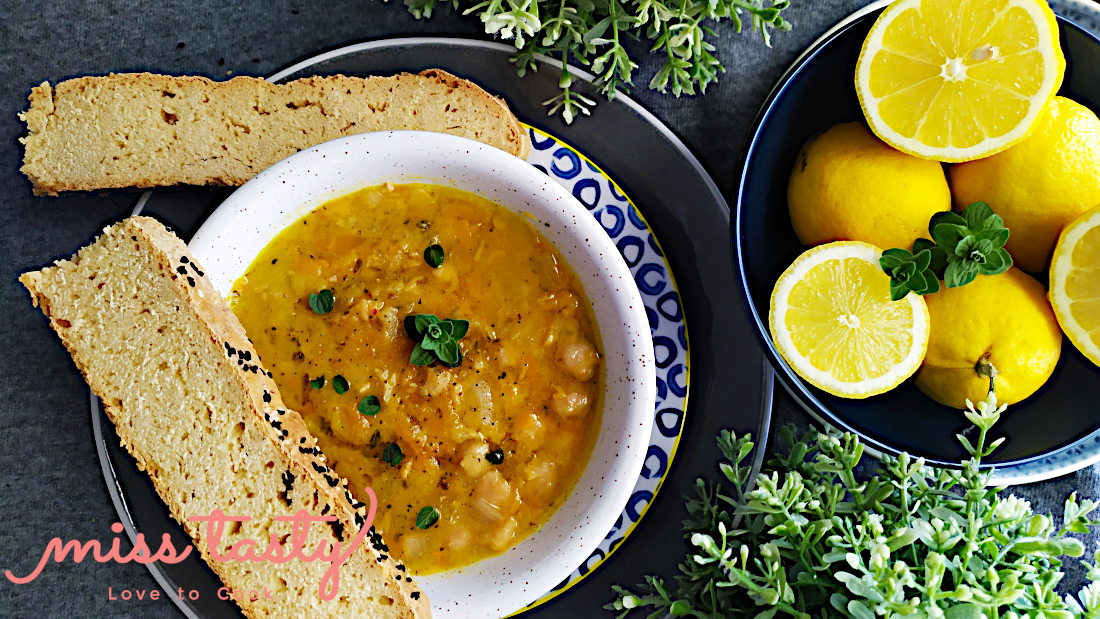 Ρεβίθια σούπα λεμονάτα και πικάντικα - Miss Tasty