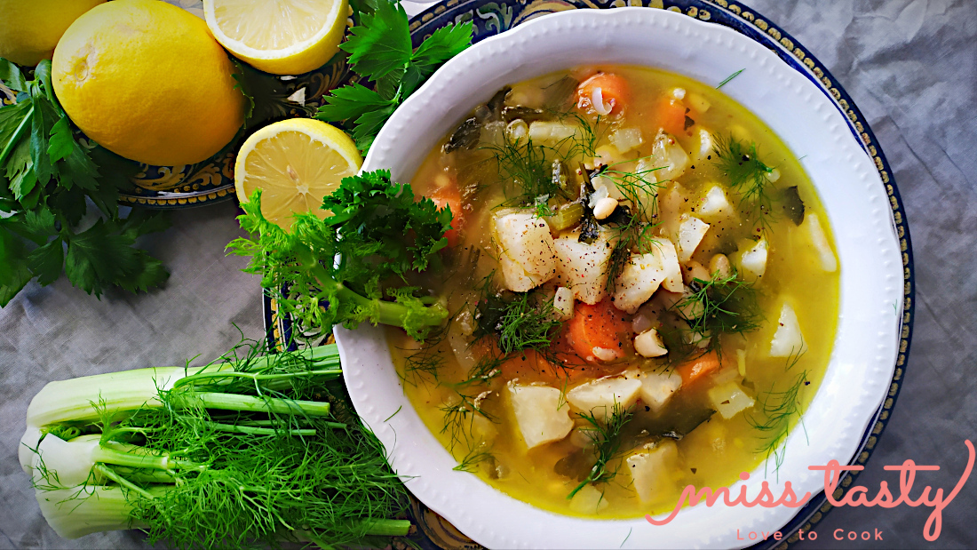 Φασολάδα ουζάτη - Miss Tasty